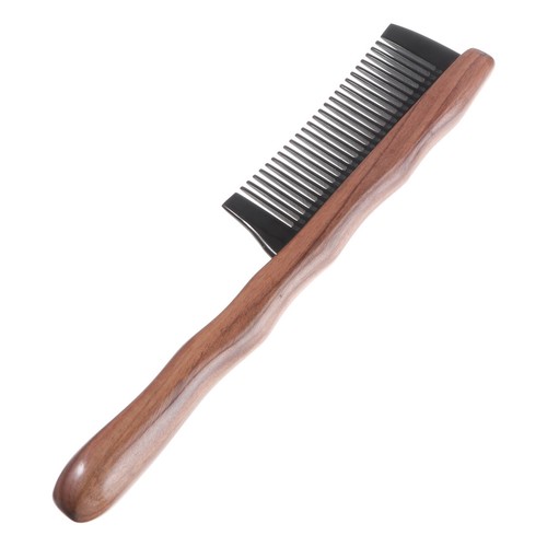 Wide Tooth Hair Comb Barber Combs for Men Golden Sandalwood Massage ...