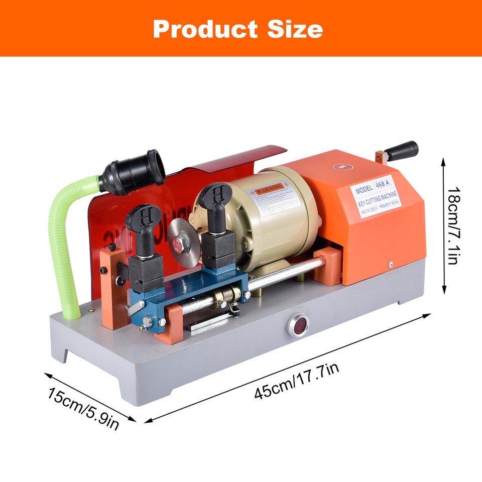 Key Copy Machine 110V, Vertical Duplicator for Precision Cutting Keys ...