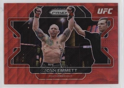 2022 Panini Prizm UFC Ruby Wave Prizm Josh Emmett #24 | eBay