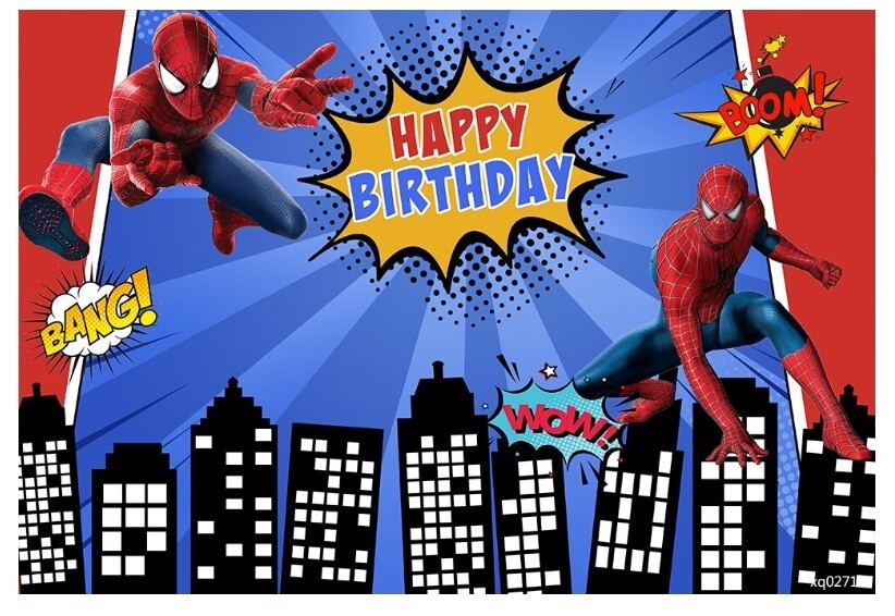 Spiderman Background For Tarpaulin