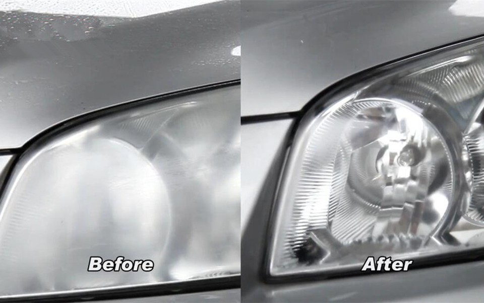 Car Headlight Cover Cleaner Restoration Kit Plastic Polishing Dull ...