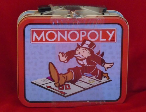 RARE VINTAGE (1998) MONOPOLY MINI LUNCHBOX TIN LTD.COLLECTIONS HASBRO ...