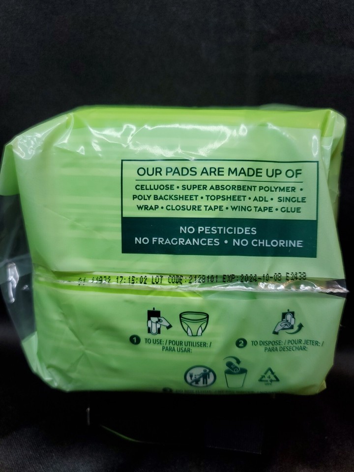 Modess Basics Maxi with Wings Long Super Pads Unscented Sanitary ...