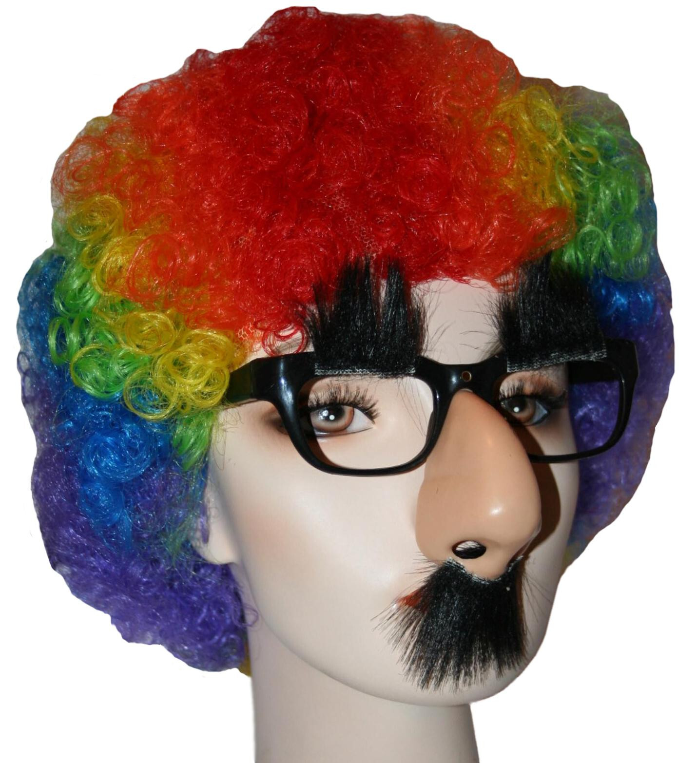 Mr Boss Comedy Glasses big nose mustache eyebrows disguise costume eye ...