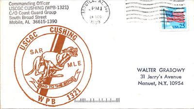 USCGC Cushing - 12.28.1989 - Mobile, Al - F52790 | eBay