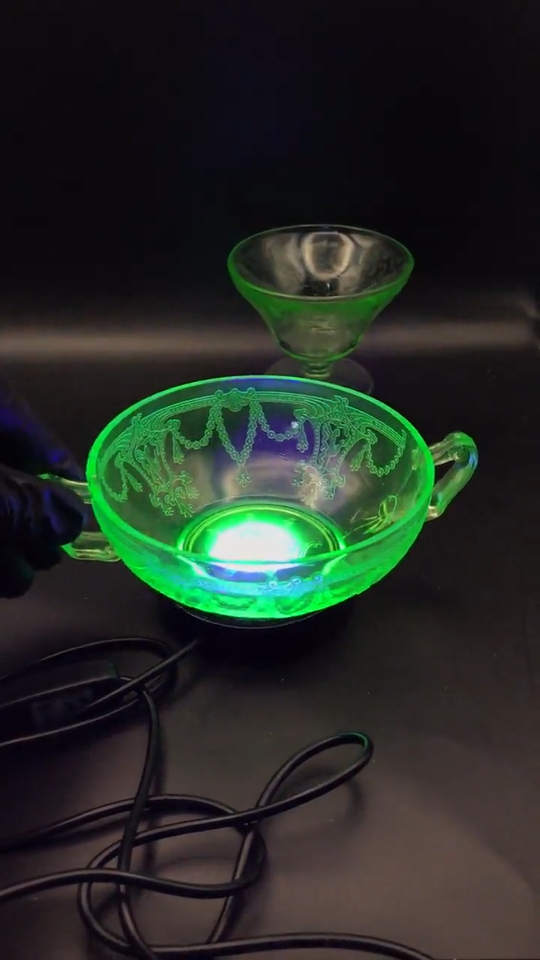 UV LED 395nm Blacklight Display Base-Uranium Glass & Fluorescent Art ...