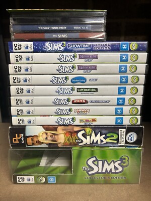 The Sims 3 Collector's Edition PC Including 14 Sims Games Bulk Lot | eBay