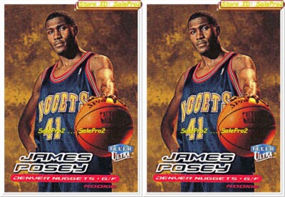 ULTRA FLEER 1999 JAMES POSEY NBA RC DENVER NUGGETS STAR MINT ROOKIE ...