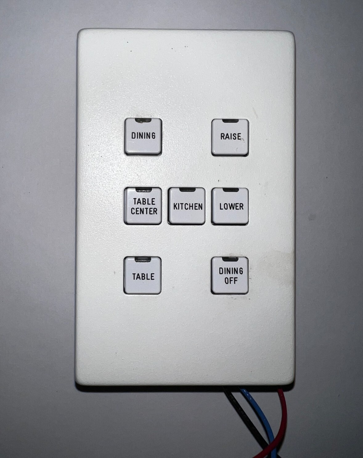 LiteTouch Control Station Keypad Savant - Low Voltage - 7 Button Light ...