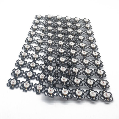 10PCS 1W Deep Red High Power 660NM Plant Grow LED Emitter with 20mm ...