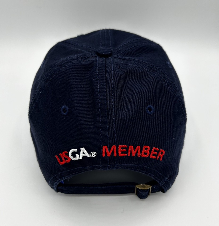 US Open Golf 2020 Winged Foot Cap Hat Adult Adjustable Navy Blue Cotton ...