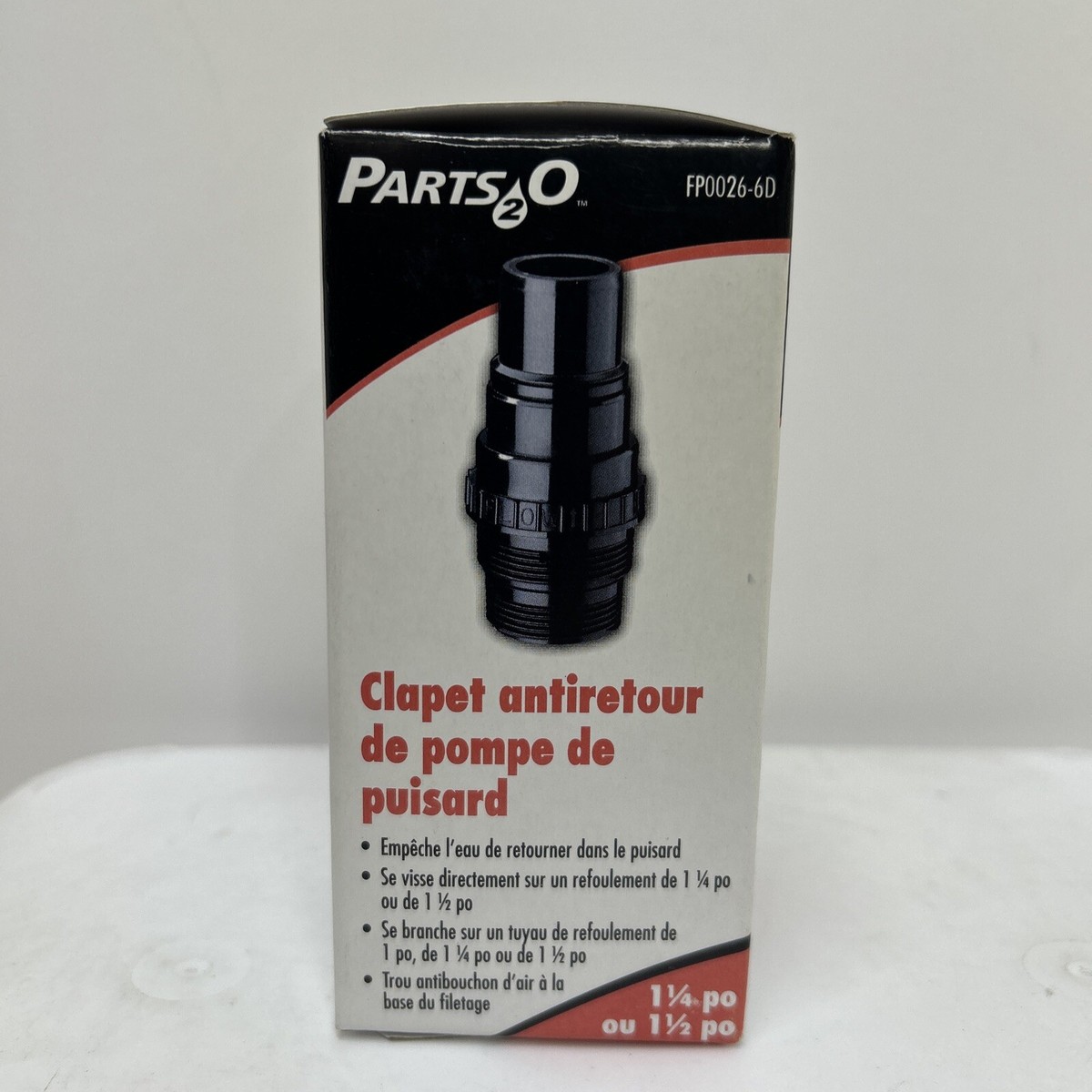 1-inch Discharge Check Valve Pentair FP0026-6D-P2 Parts 2o Sump Pump ...