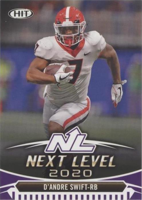2020 Sage Hit - Next Level D'Andre Swift #98 Purple (RC) for sale ...