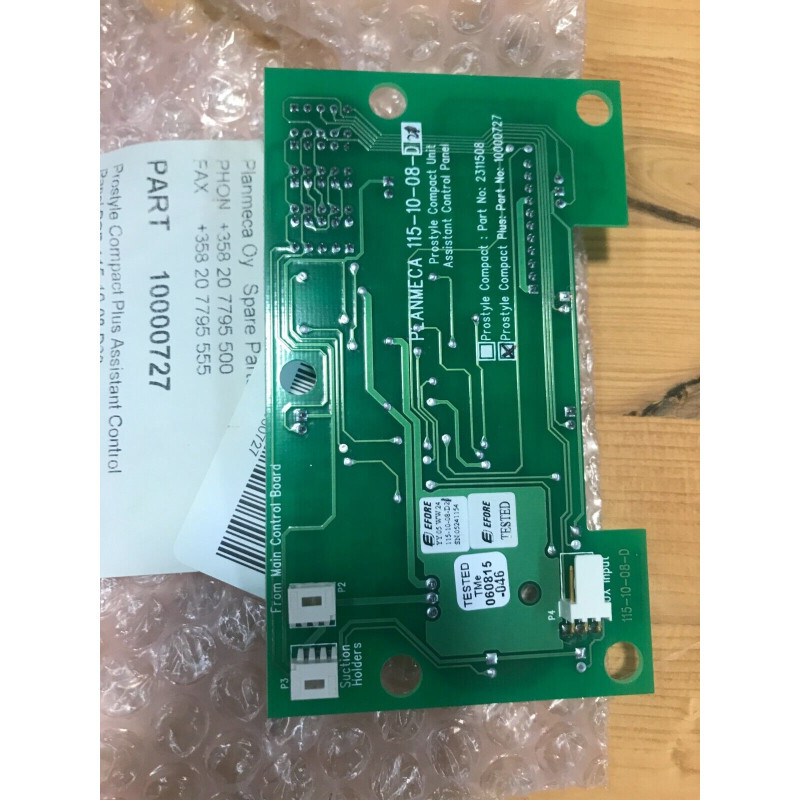 PLANMECA Prostile Compact Plus Assistand Controllo Panel PCB 115-10-08 ...