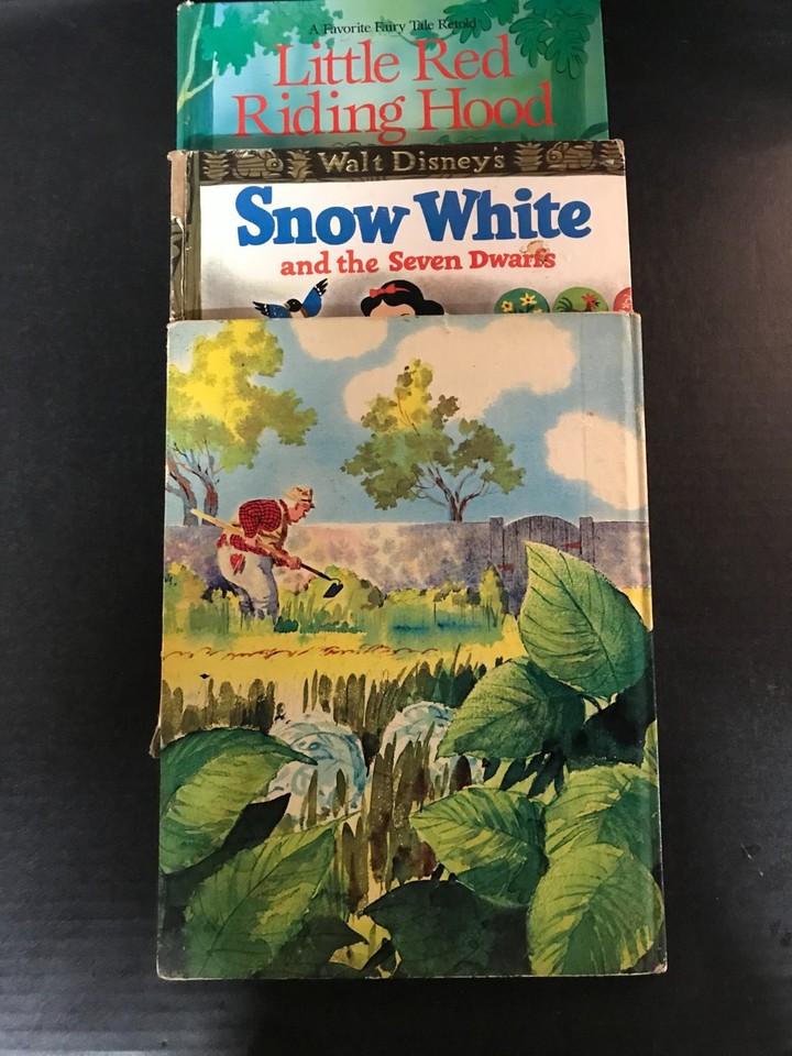 Disney Peter Rabbit Snow White Red Riding Hood Hardcover Large Chidren ...