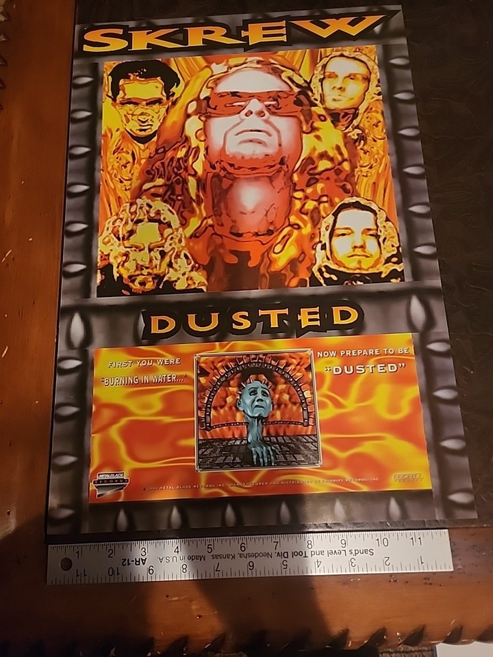 Skrew Dusted CD/Album Release Promo Poster 13x19 | eBay