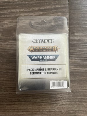 Warhammer 40K Space Marine Librarian Terminator NIB Metal - OOP Citadel ...