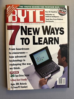 VINTAGE BYTE Magazine Volume 20 Number 3 March 1995 | eBay