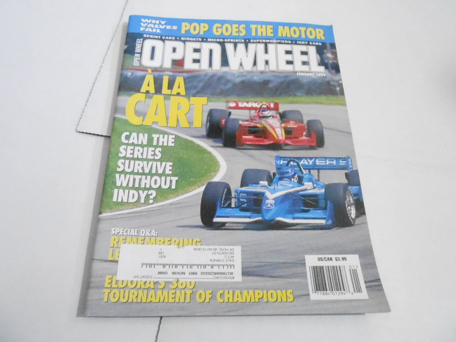 JAN 1999 OPEN WHEEL vintage car racing magazine | eBay
