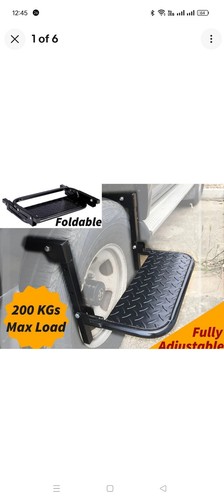 4X4 Adjustable WHEEL STEP - TYRE PLATFORM 200kg Capacity | eBay Australia