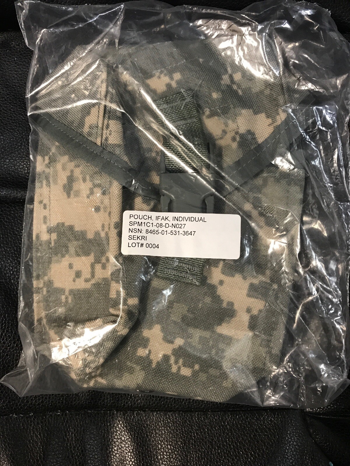 MILITARY USGI IFAK Pouch - ACU INDIVIDUAL FIRST AID KIT (IFAK) POUCH ...