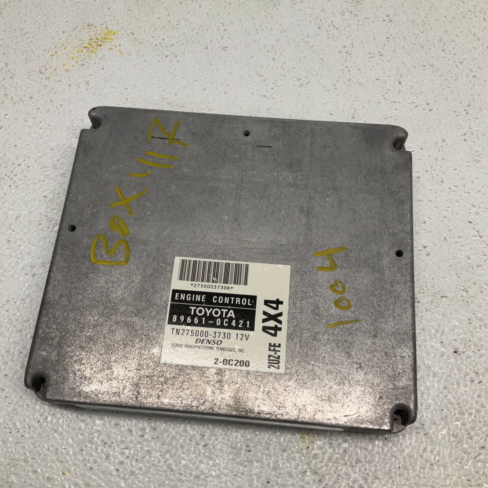 2001-2003 Toyota Sequoia 4.7L Engine Control Module Unit Ecm 89661 ...