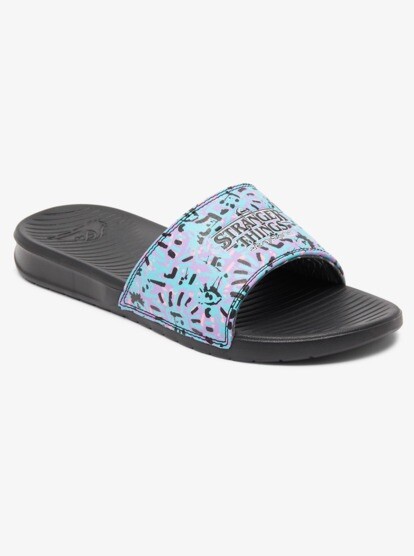 Quiksilver X Stranger Things Lenora Hills Slide Sandals Size Us Mens 8 ...