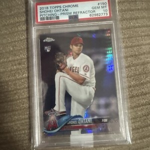 Shohei Ohtani 2018 Topps Chrome #150 Prism Refractor Shohei Ohtani 2018 Topps Chrome #150 Prism Refractor