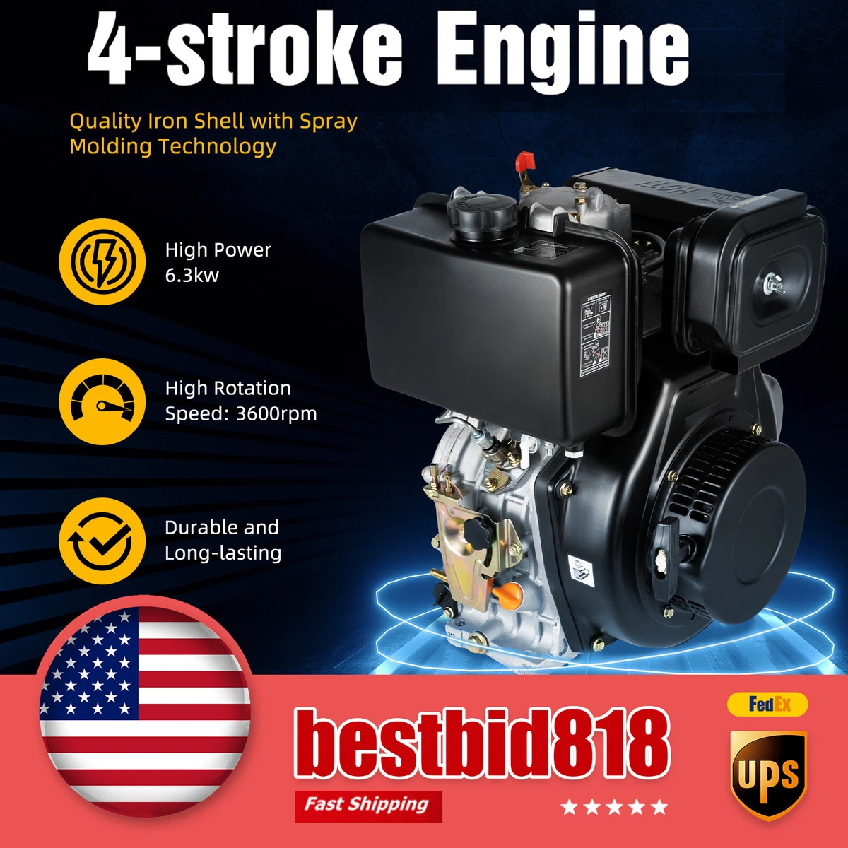 4 Stroke Diesel Engine Model