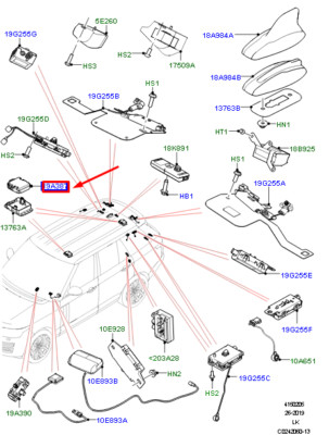 LAND ROVER RANGE ROVER IV L405 UWB Transceiver LR099130 NEW GENUINE | eBay
