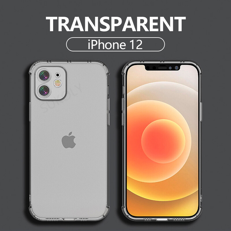 Shockproof Transparent Silicone Case Cover For iPhone 12 13 11 14 Pro ...