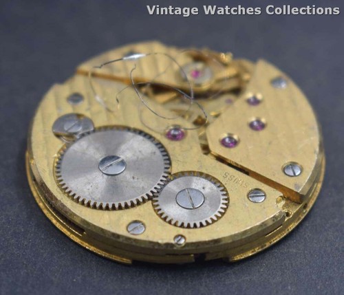 UT-6498 Winding Non Working Wrist Watch Movement For Parts & repair O ...