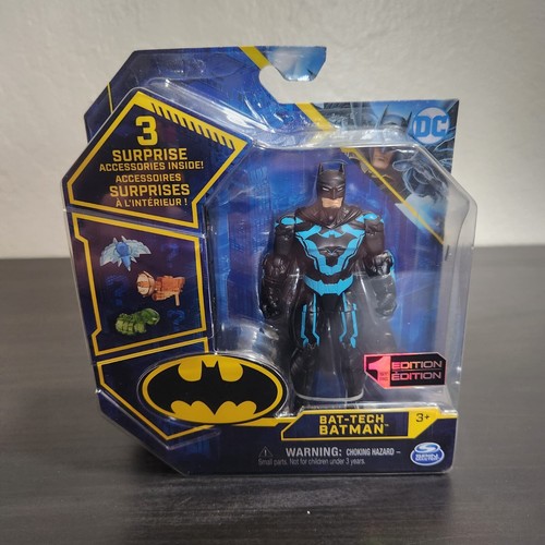 DC Comics BAT-TECH Batman Action Figure 1st Edition Spin Master Blue ...