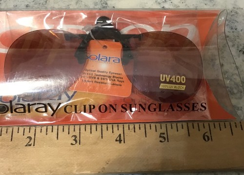 Vtg Solaray Clip On Sunglasses UV400 100% UV Block B 80798018999| eBay