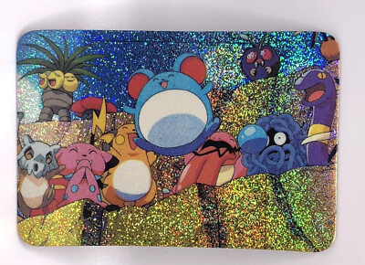 90's Pokemon Pocket Monsters Vending Sticker Marill Pikachu Power NM-MT ...