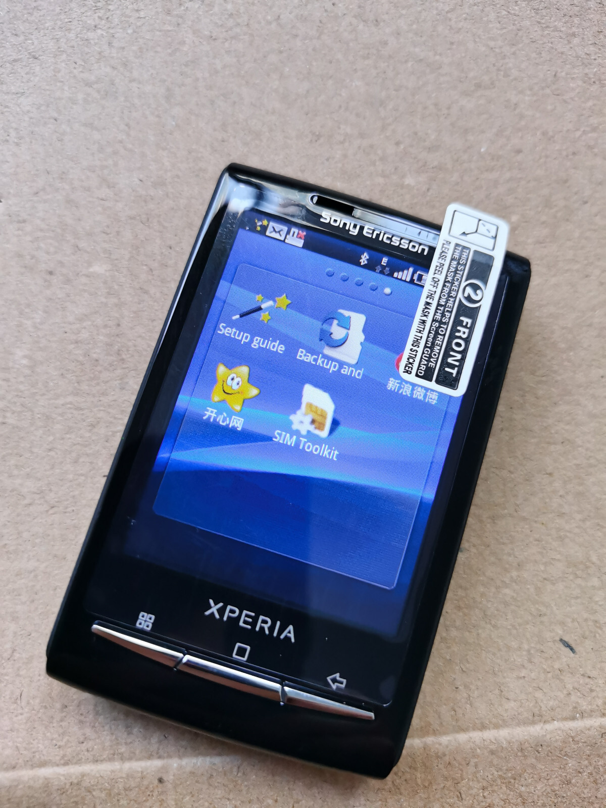 Sony Ericsson Xperia X10 mini E10i - Black (Unlocked) Smartphone ...