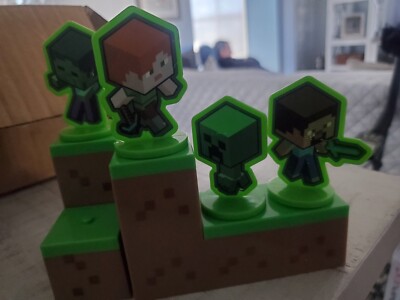 Decopac Cake Topper 28831 MINECRAFT MOBS BEWARE! 6 Piece Set | eBay