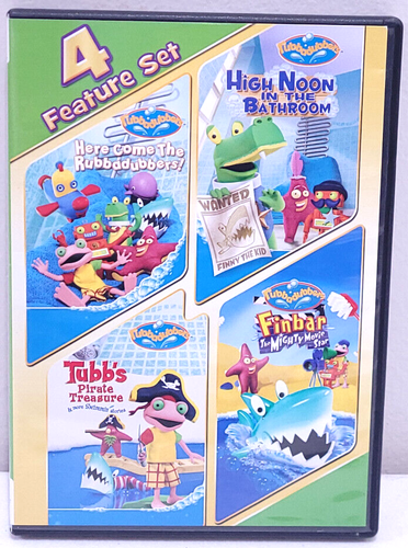 Rubbadubbers 4 Feature Set DVD Tubbs Pirate Treasure, Finbar, High Noon ...