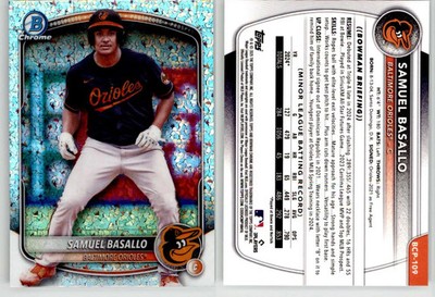 Samuel Basallo 2025 Bowman Chrome Mini Diamond BCP-109 Orioles | eBay