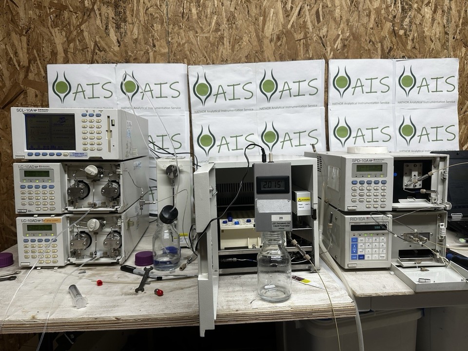 Standalone complete HPLC Shimadzu LC 10, | eBay
