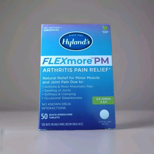 Hyland's Flexmore PM Arthritis Pain Relief Tablet - 50 Count for sale ...