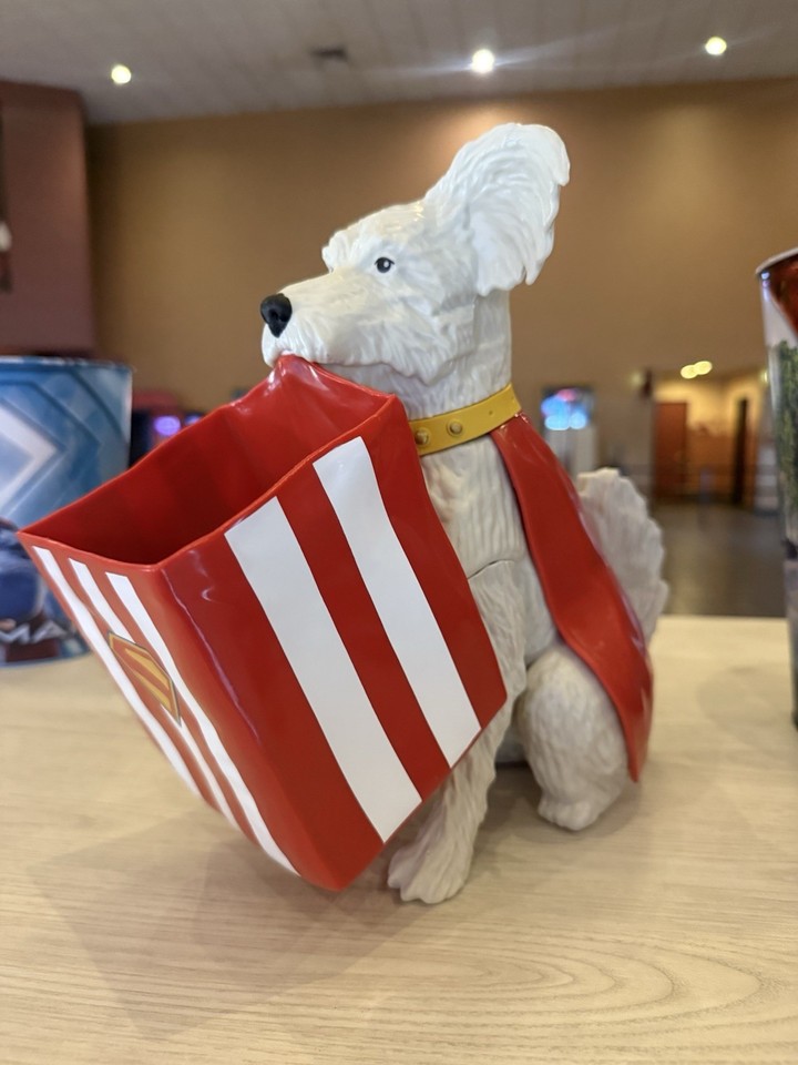 SEALED! NEW IN HAND! Superman Movie 2025 Krypto Popcorn Bucket Cinemark ...