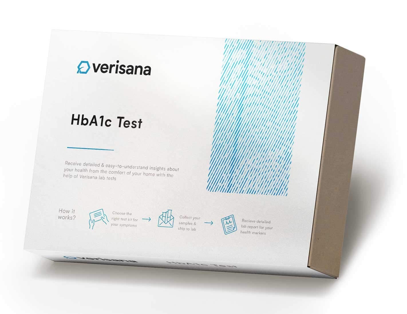 HbA1c At-Home Test Kit Blood Sugar A1c Analysis CLIA-Certified Lab ...