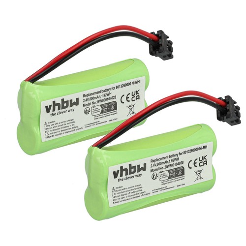 2x Akku für VTech CS6229-5 DS61112 DS6111 DS31112 DS3111-2 DS3101 ...