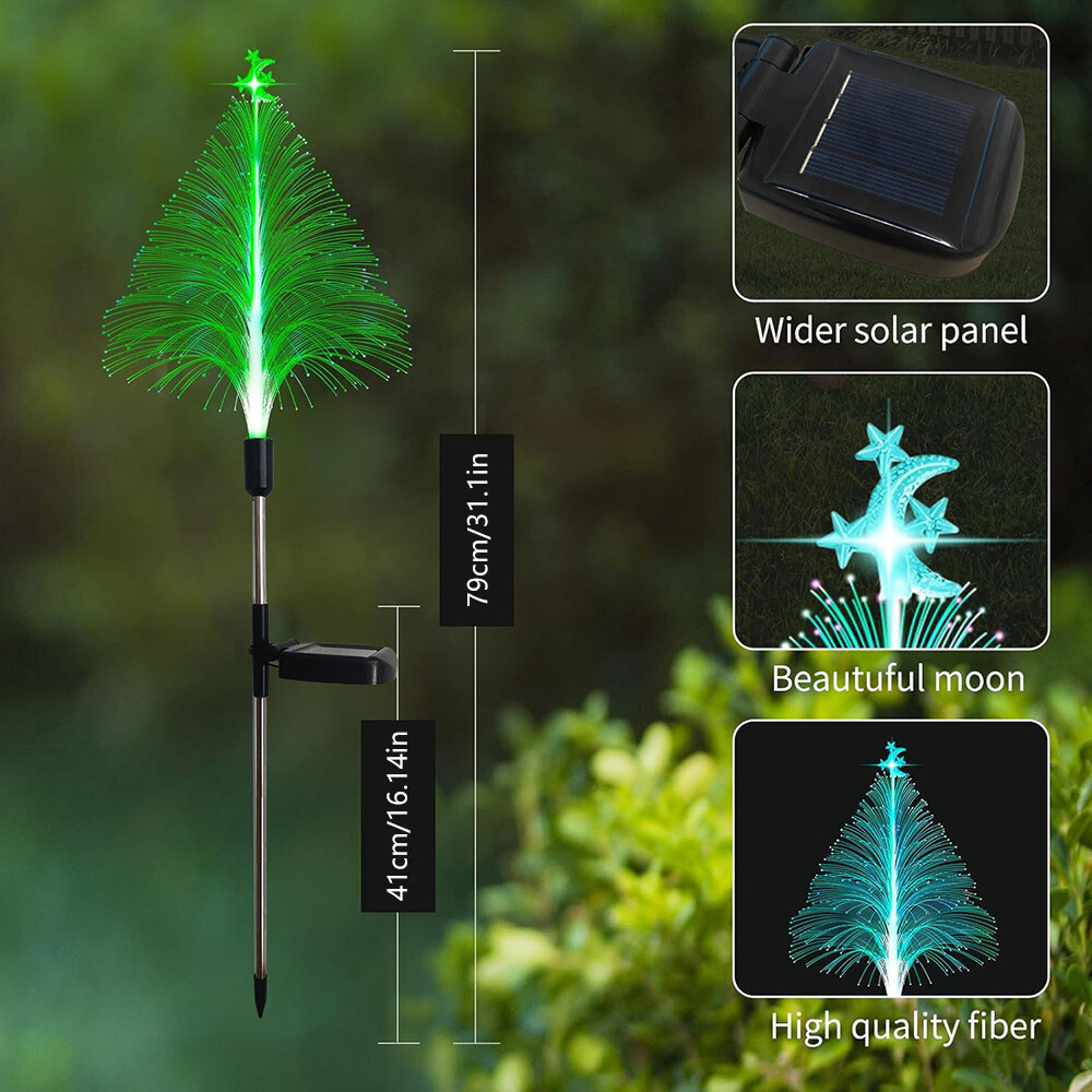 Fiber Optic Solar Garden Lights Fiber Optic Solar Light Whimsical