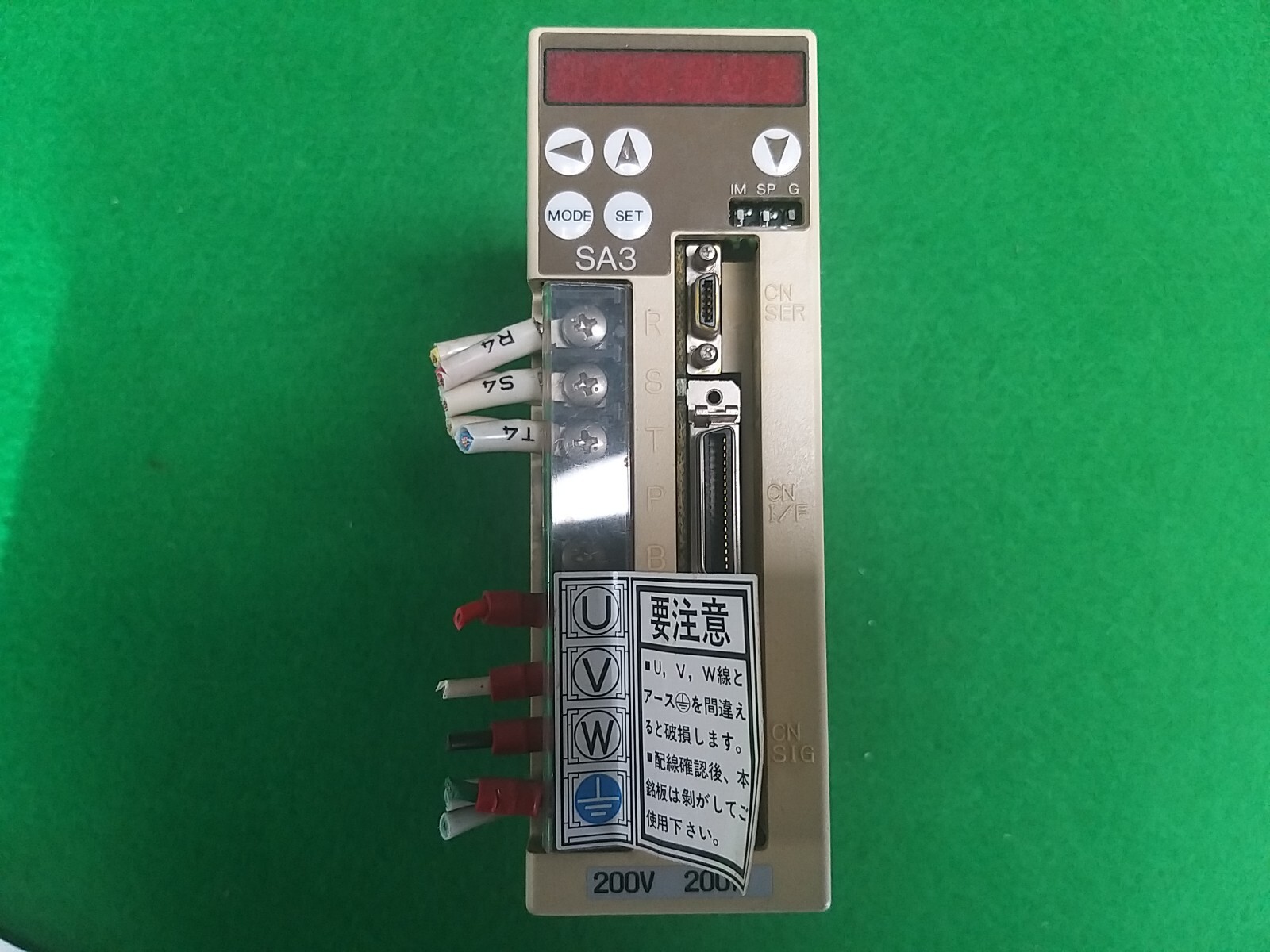 MIKI PULLEY SA3-202D AC SERVO DRIVER, USED | eBay