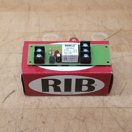 RIB RIBM12C Pilot Relay, 12VAC/DC Coil, 36mA @ 12Vdc, 62mA @ 12Vac ...