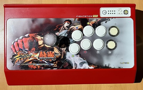 RARE! #830 Mad Catz Street Fighter X Tekken Fightstick Pro Xbox 360 Red ...