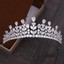All AAAA CZ Cubic Zirconia Wedding Party Pageant Prom Tiara Crown Gold ...