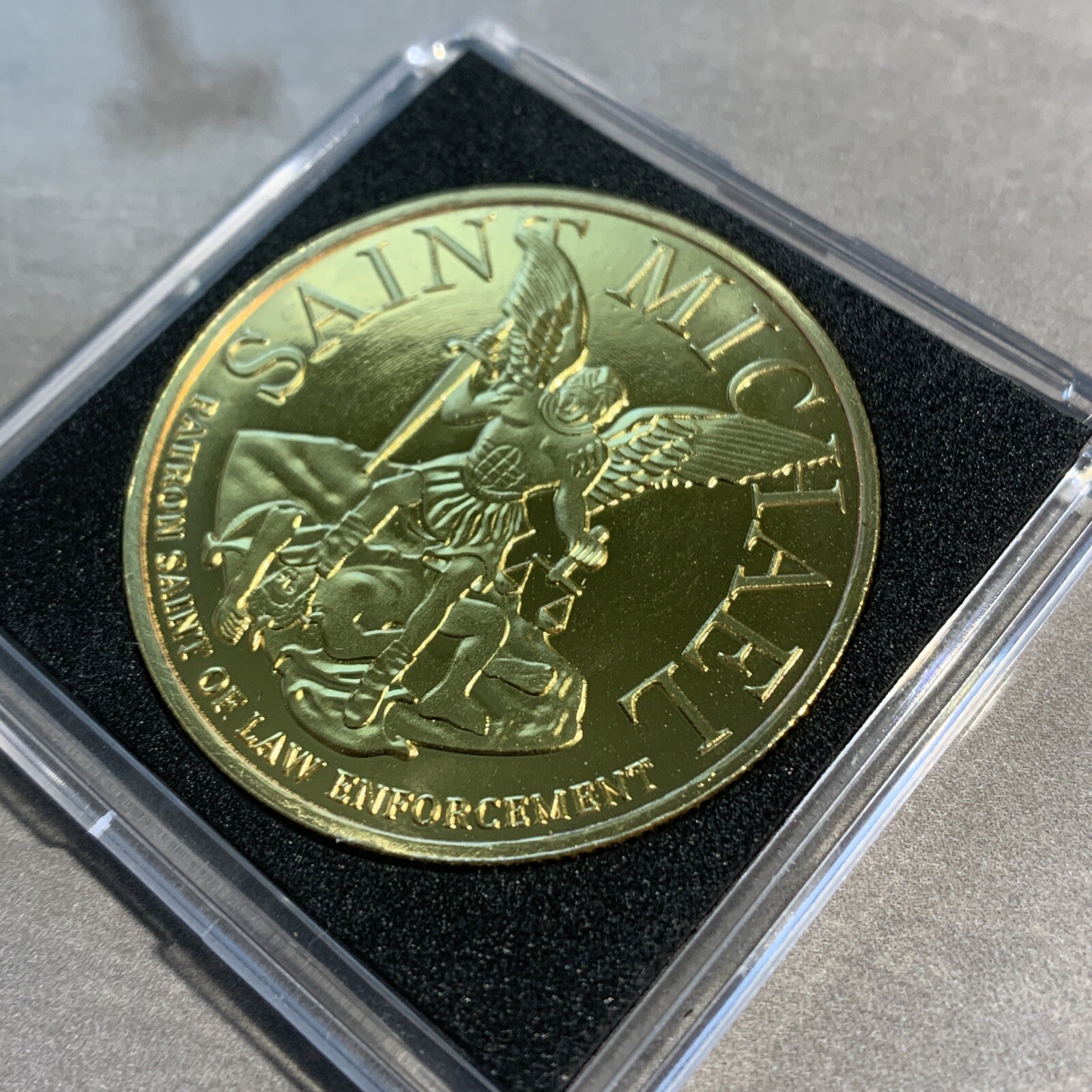 WISCONSIN STATE PATROL Trooper ST MICHAEL POLICE Challenge Coin ...